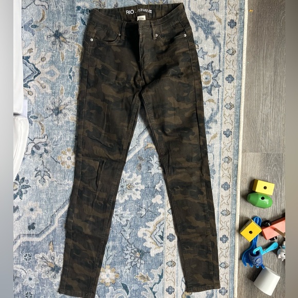 Jeans | Rio Low Rise Push Up Jeans Camouflage | Poshmark